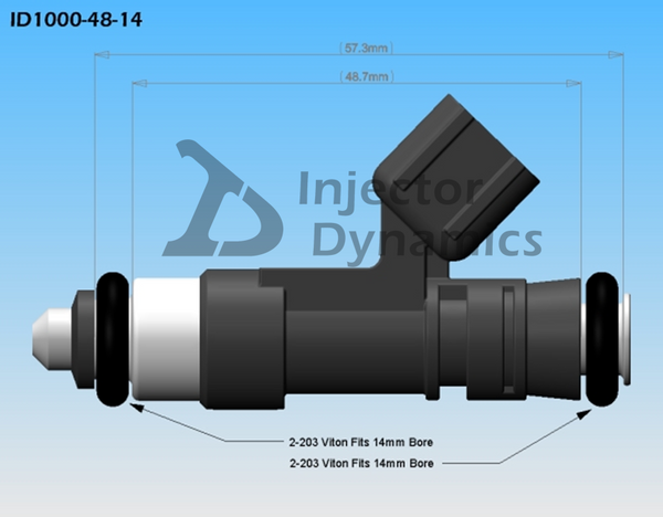 Injector Dynamics 1000cc injector set for R35 GTR (STOCK RAILS) – JJ ...